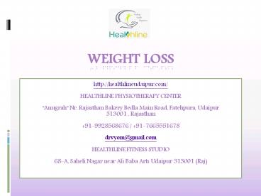 Weight Loss presentation | free to download