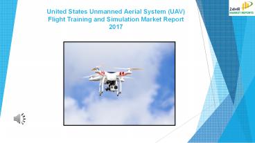United States Unmanned Aerial System (UAV) Flight Training and ...