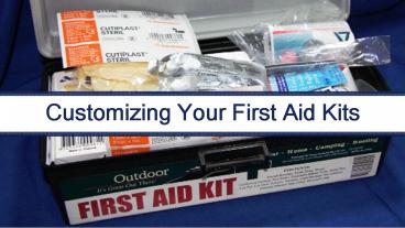 Customizing Your First Aid Kits presentation | free to download