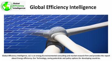 PPT – Global Efficiency Intelligence - San Francisco, California ...