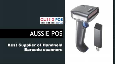 PPT – Why are handheld barcode scanners preferred? PowerPoint ...