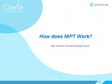 How does NIPT Works? presentation | free to download