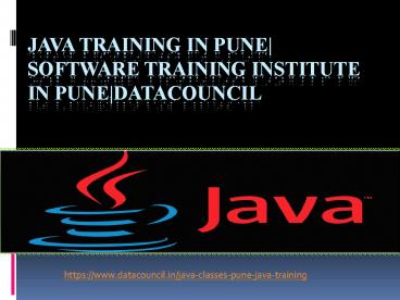 PPT – Java Training in pune|Software Training Institute in Pune ...