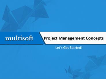 PPT – Project Management Concepts PowerPoint presentation | free to ...