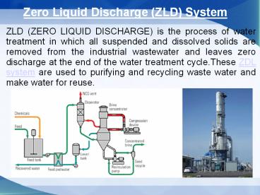 Zero Liquid Discharge (ZLD) System presentation | free to download