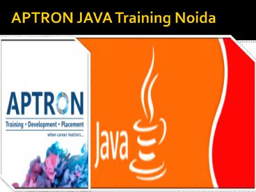 JAVA Training Institute presentation | free to download
