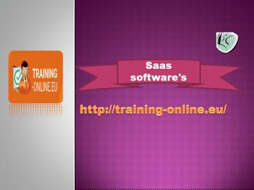 Saas softwares presentation | free to download