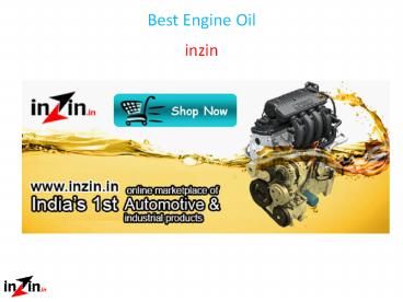 Best Engine Oil presentation | free to download