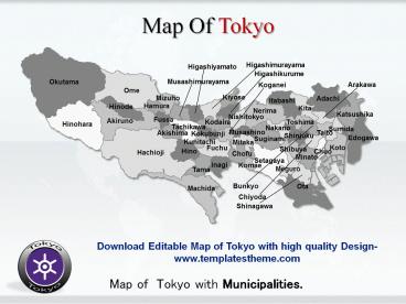 PPT – Download Editable Map of Tokyo with high quality Design ...