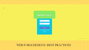 PPT – Web design forms: Best Practices PowerPoint presentation | free ...
