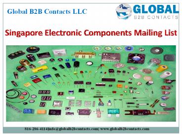 Singapore Electronic Components Mailing List presentation | free to ...