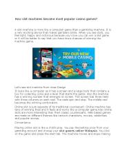 PPT – How to Win on a most popular slot machine games PowerPoint ...