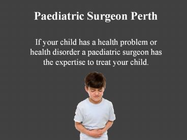 PPT – Gastroenterologist Perth PowerPoint presentation | free to ...