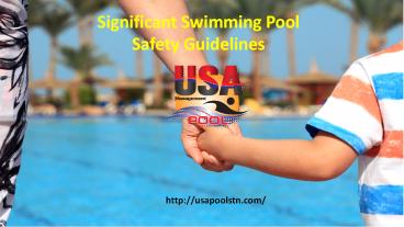 Swimming pool safety rules presentation | free to download