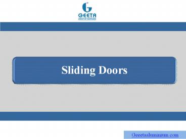 PPT – Sliding Doors PowerPoint presentation | free to download - id ...