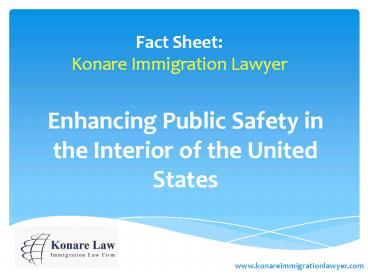Fact Sheet: Enhancing Public Safety in the Interior of the United ...