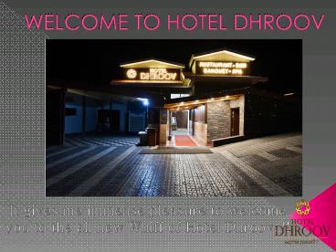 dhroovhotels presentation | free to download