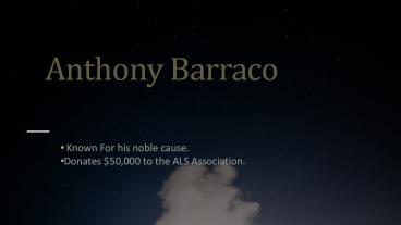 Anthony Barraco- Loves his Father very much presentation | free to download