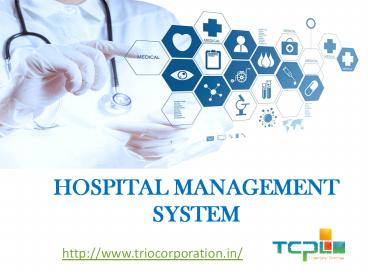 Hospital Management System presentation | free to download