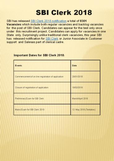 PPT – SBI Clerk Syllabus PowerPoint presentation | free to download ...