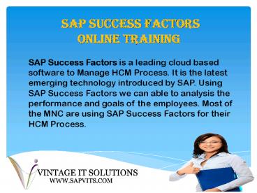 SAP Success Factors PPT | SAP Successfactors Training Material ...