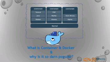 Introduction to Docker and Containers - Beginner & Educational Series Part 1 presentation | free ...