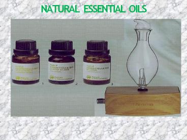 PPT – Essential Oils PowerPoint presentation | free to download - id ...