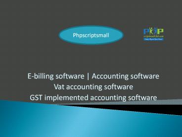 PPT – E-billing software | Accounting software |Vat accounting software ...