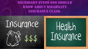 disability insurance claim presentation | free to download
