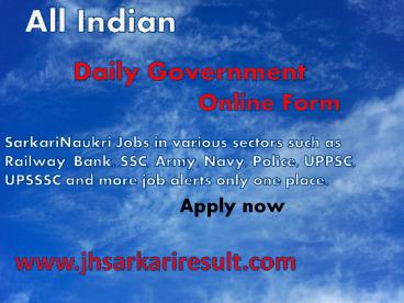 PPT – , Latest Government Online Form PowerPoint presentation | free to ...