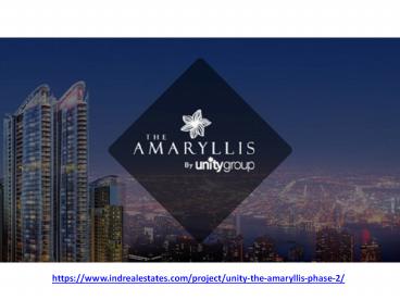 Unity The Amaryllis Phase II presentation | free to download