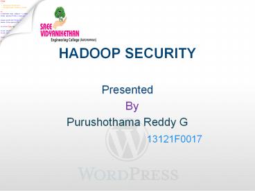PPT – hadoop learning ppt PowerPoint presentation | free to download ...