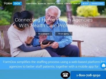 Home health care software presentation | free to download