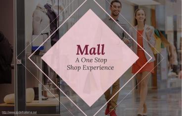 Visit a mall for a one-stop shop experience presentation | free to download