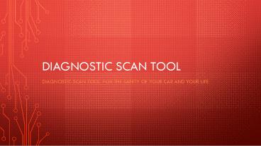 PPT – Diagnostic Scan Tool In Australia PowerPoint presentation | free ...