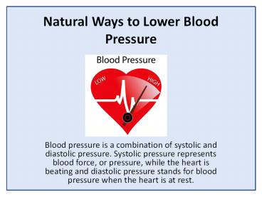PPT – High blood pressure PowerPoint presentation | free to download ...