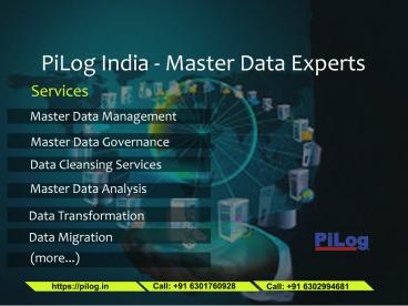 Master Data Management - PiLog India presentation | free to download