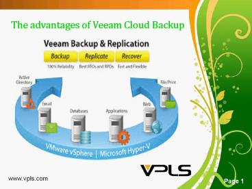 Veeam Offsite Replication presentation | free to download