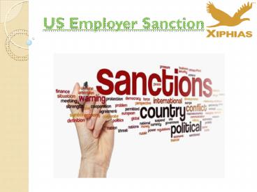 US Employer Sanction presentation | free to download