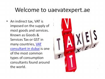What is the purpose of VAT? presentation | free to download