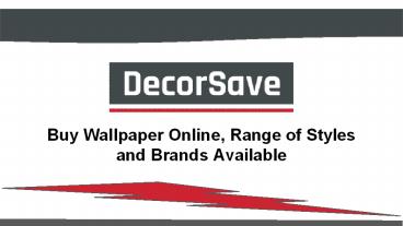 DecorSave - High Quality Designer Wallpapers presentation | free to view