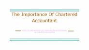 PPT – CHARTERED ACCOUNTANT PowerPoint presentation | free to download ...
