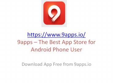 The best android app store presentation | free to download