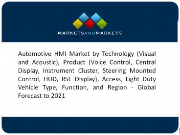 PPT – Standard HMI Segment to Be the Largest Contributor to the ...