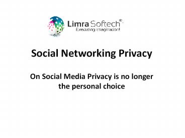 Social Media Privacy presentation | free to download