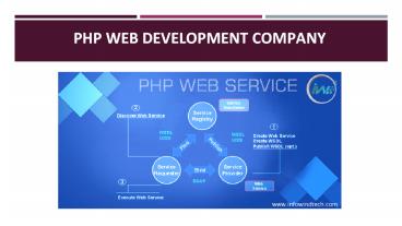PPT – Infowind Technologies - PHP web development Company PowerPoint ...