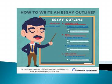 How to write an essay outline? presentation | free to download