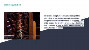 PPT – Stone Sculptures PowerPoint presentation | free to download - id ...