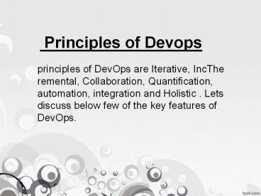 PPT – DevOps Online Training and principles of DevOps PowerPoint ...