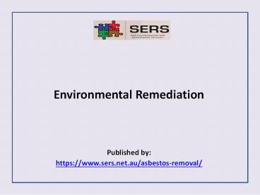 Environmental Remediation presentation | free to download